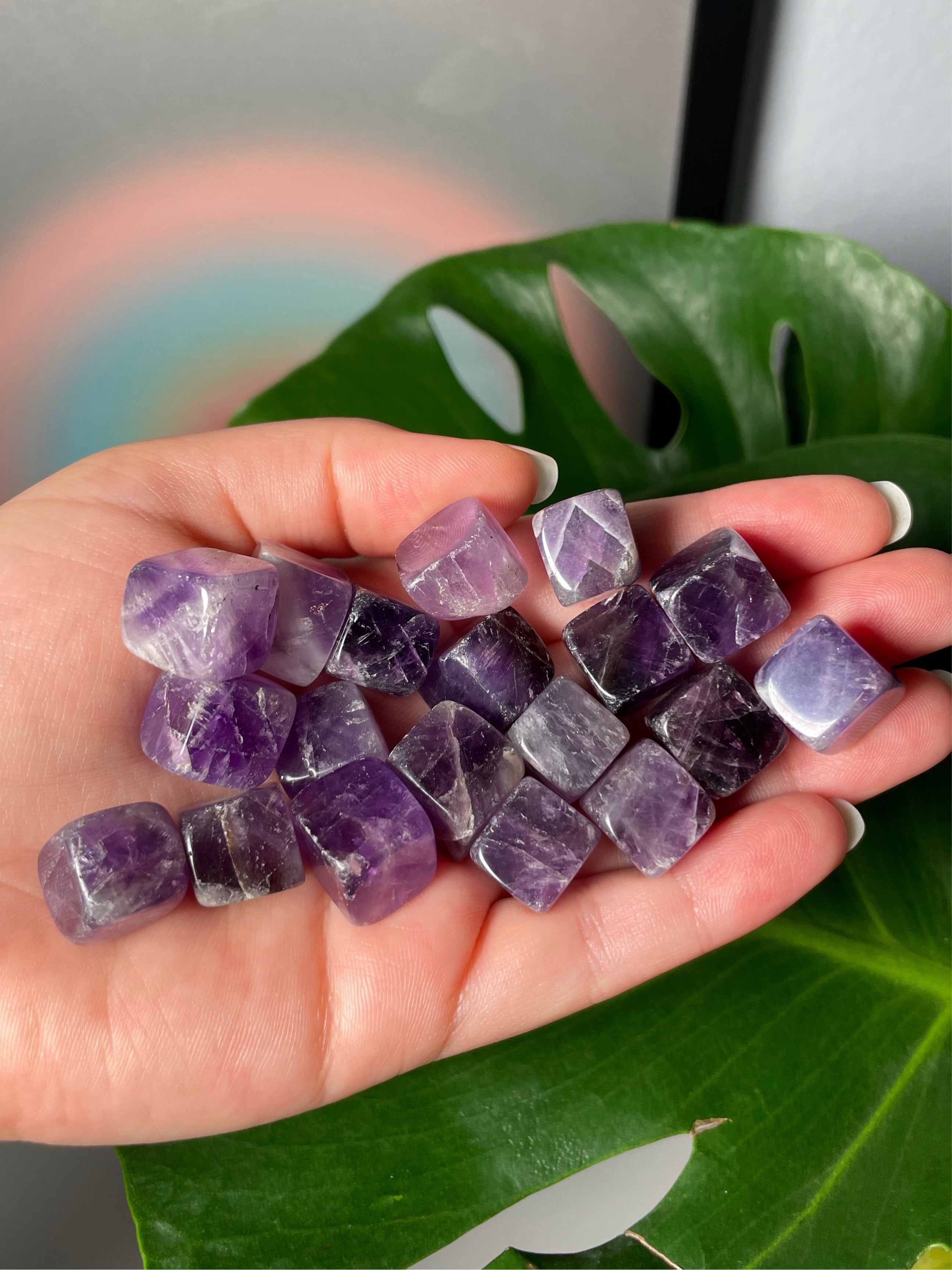 Mini Chevron Amethyst Cube – Eleven Entities
